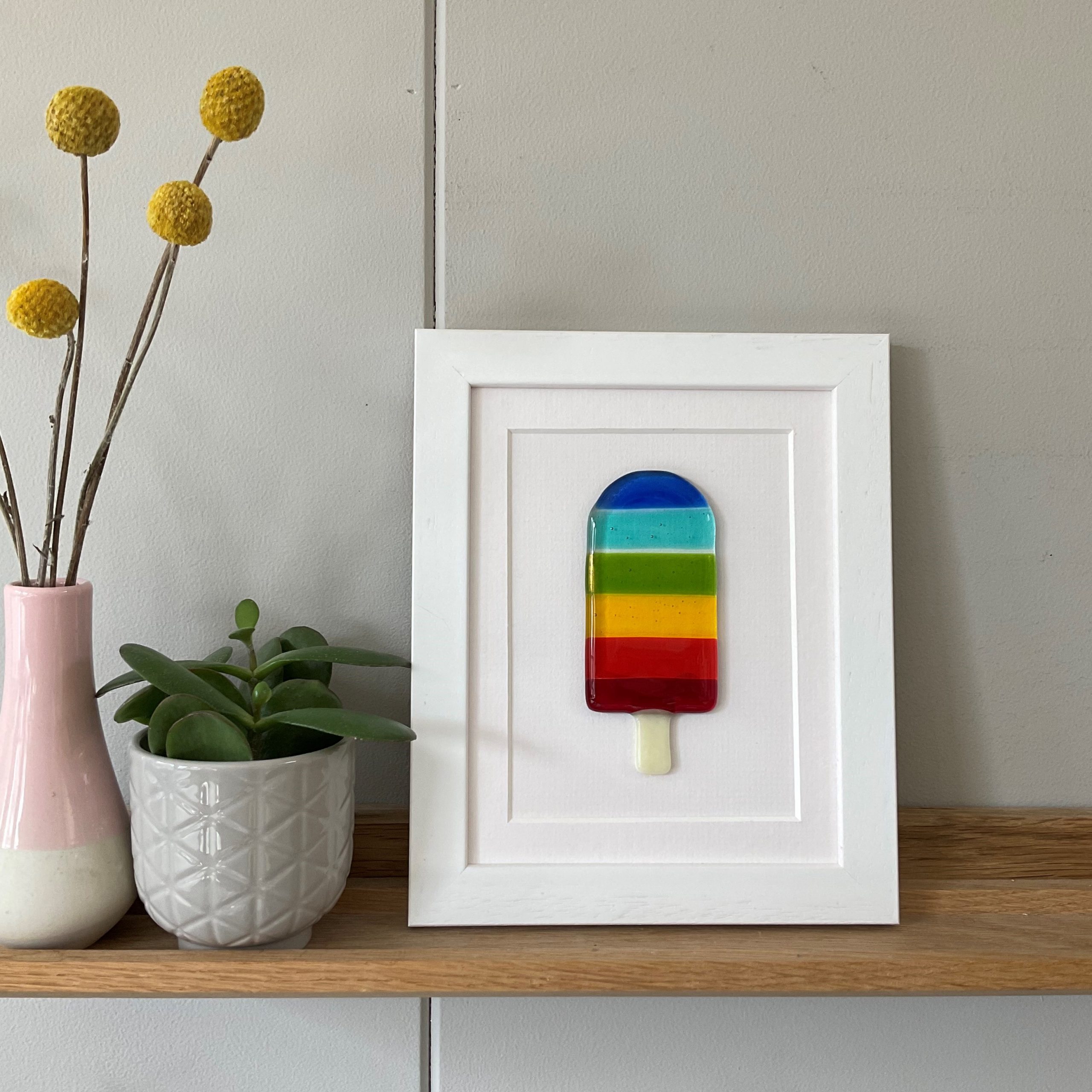 Niko Brown Fused Glass Art - Cornish Gifts